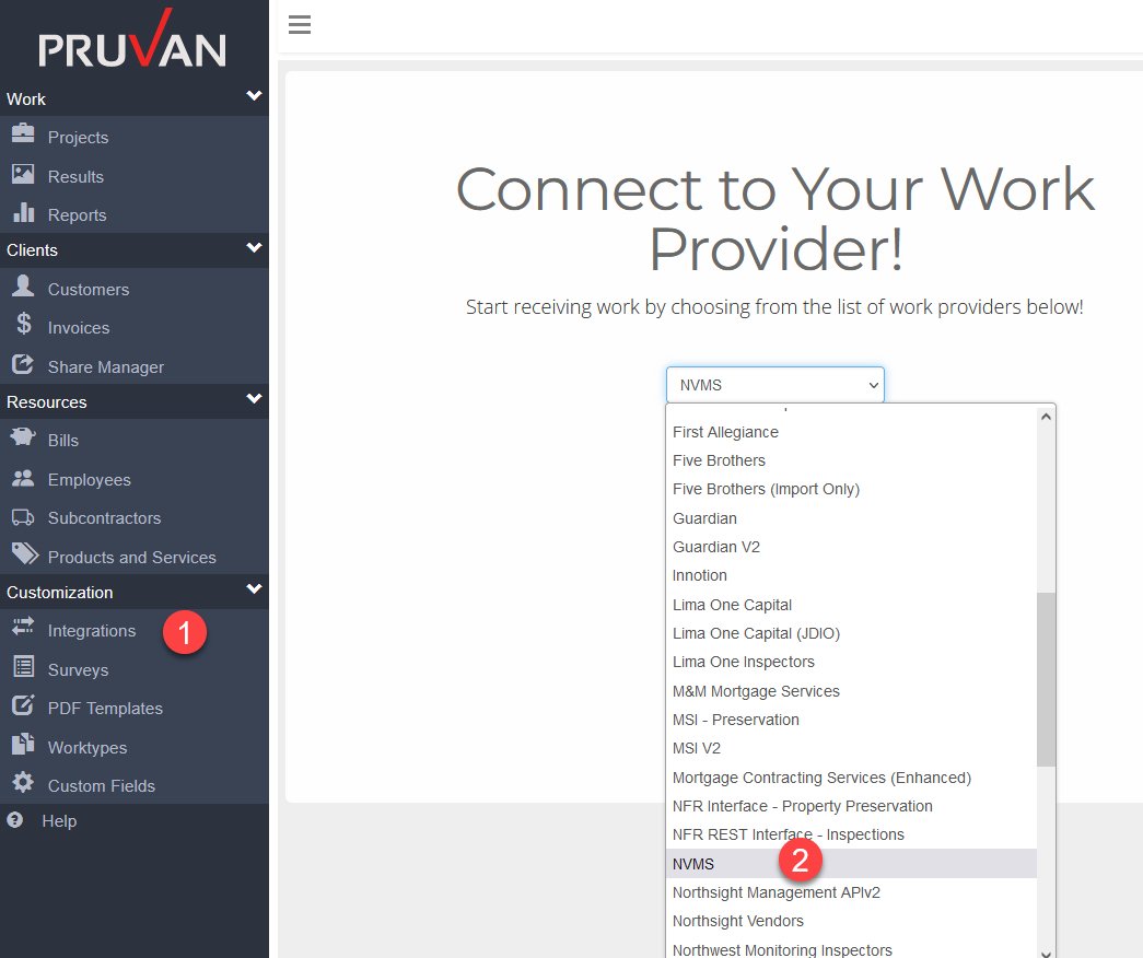 How to Set up an NVMS Integration – Pruvan Support Center