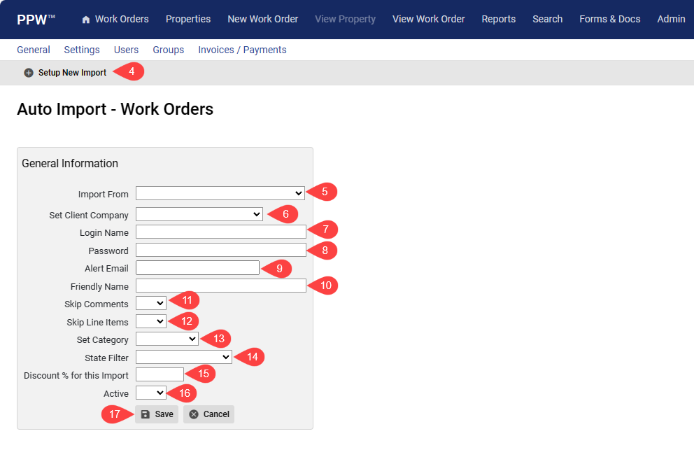 How to configure the PPW Link Import for ZVN Properties and Relay ...